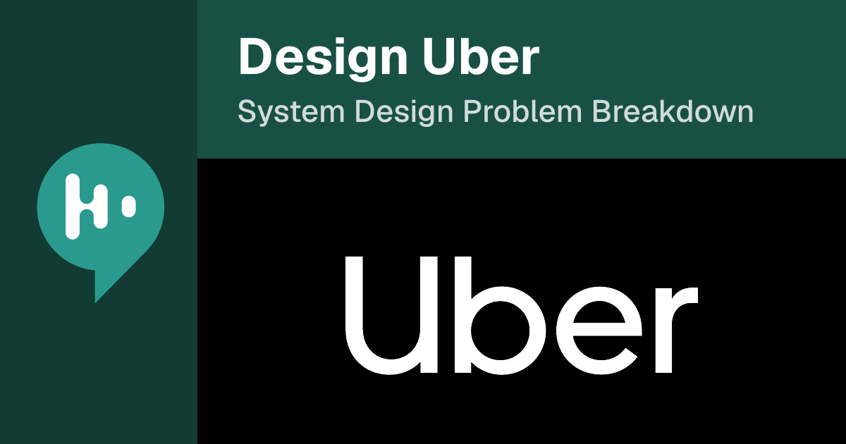 Design a Ride-Sharing Service Like Uber | Hello Interview System Design in a Hurry